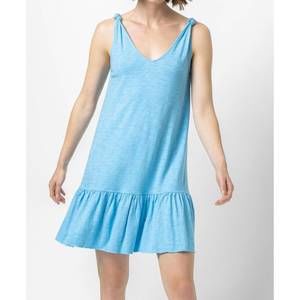 Lilla P | Dresses | New Lilla P Knotted Peplum Dress In Blue | Poshmark